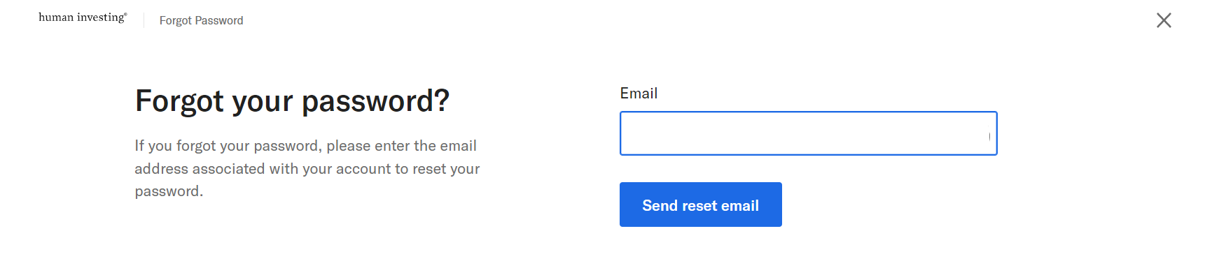 How to reset your Betterment account password – Human Investing